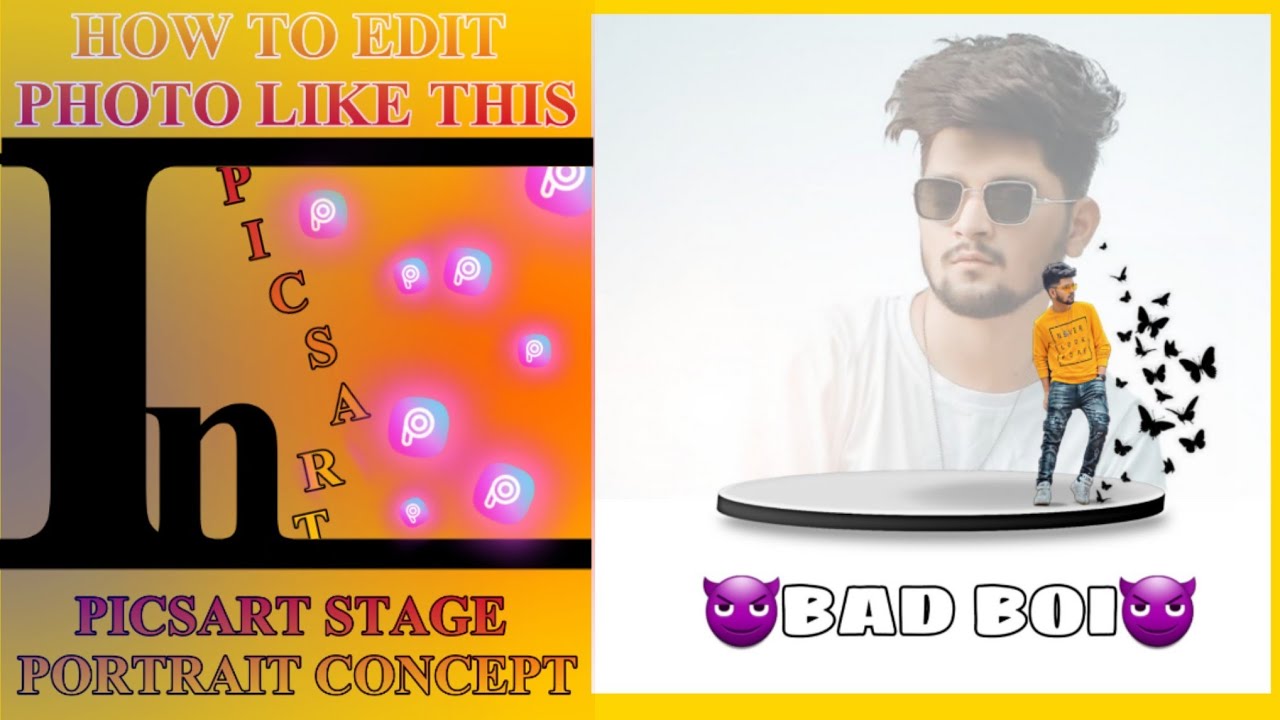 ||Picsart stage portrait concept🔥||Picsart new editing style 2020🔥ll ...