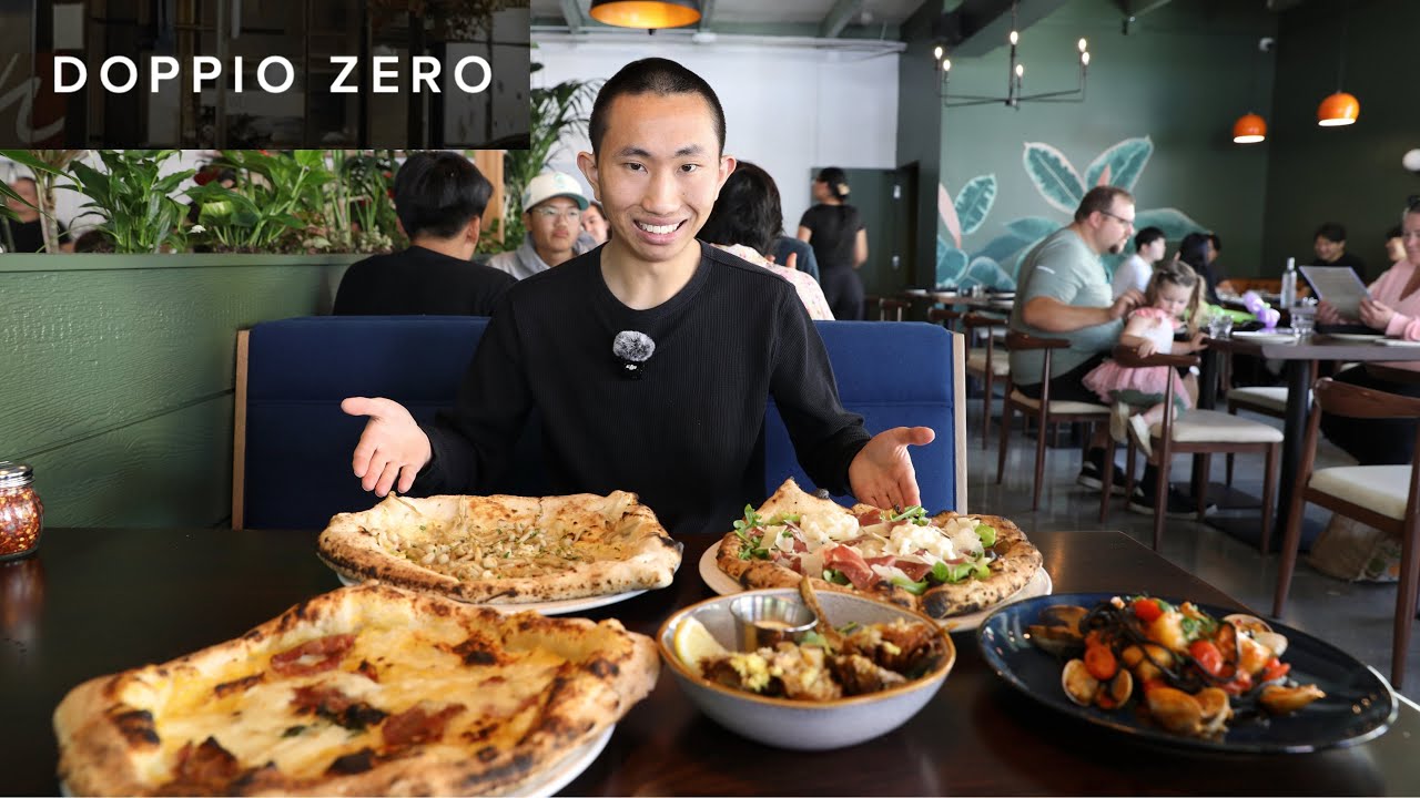 MINDBLOWING Italian Feast At Doppio Zero!!! - YouTube