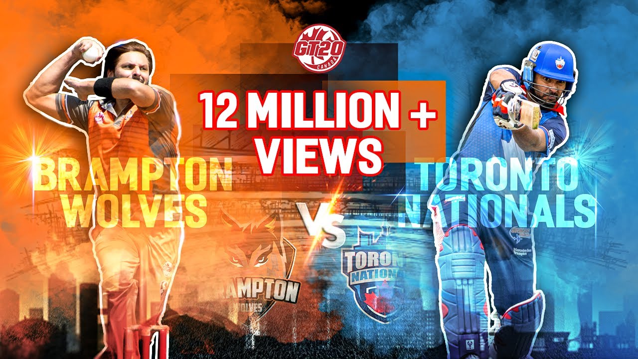 Toronto National vs Brampton Wolves | Match-12 Highlights | GT20 Canada ...