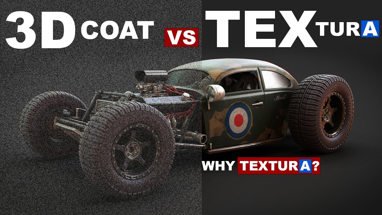 3D Coat VS Textura. Substance Painter at half the PRICE!! - YouTube