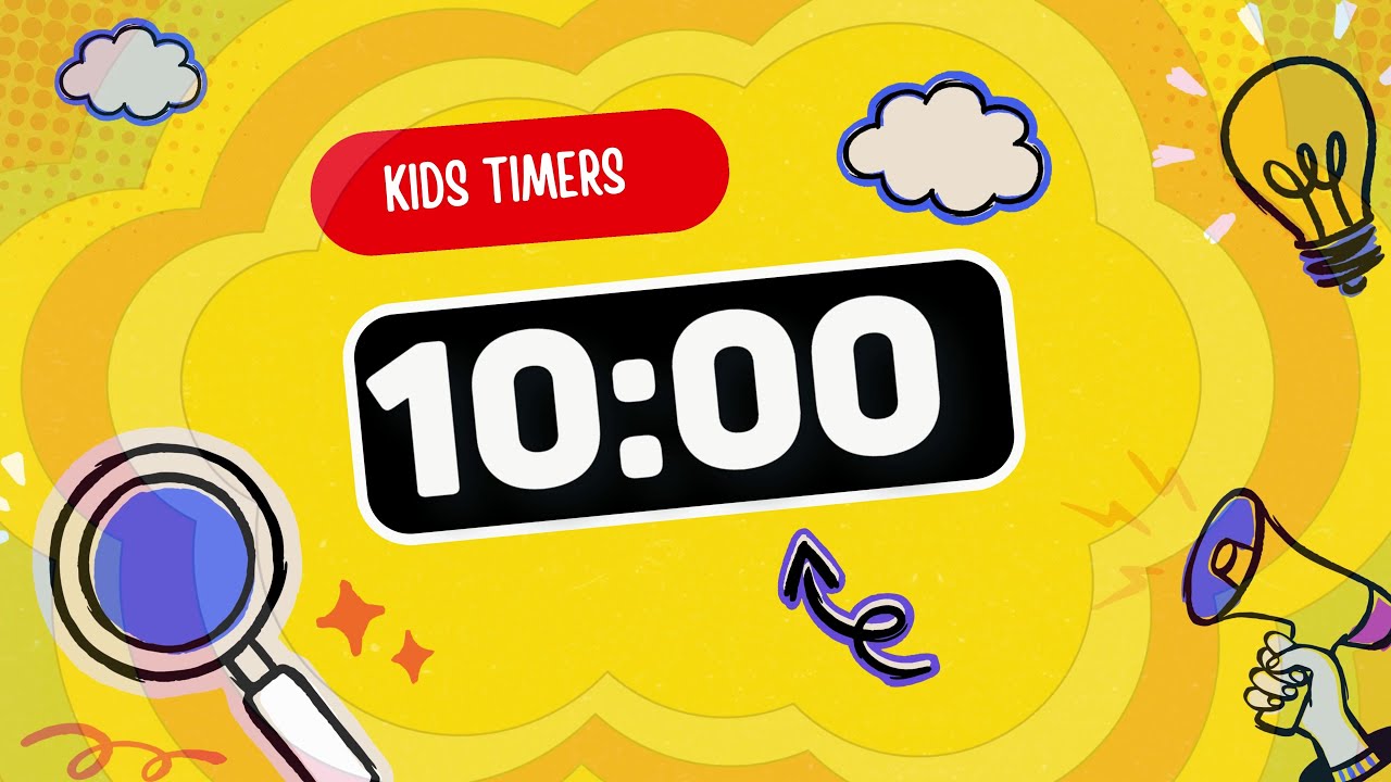 Playground Fun Countdown! 🏃‍♂️💨 10 Minute Silent Timer for Kids | Time ...