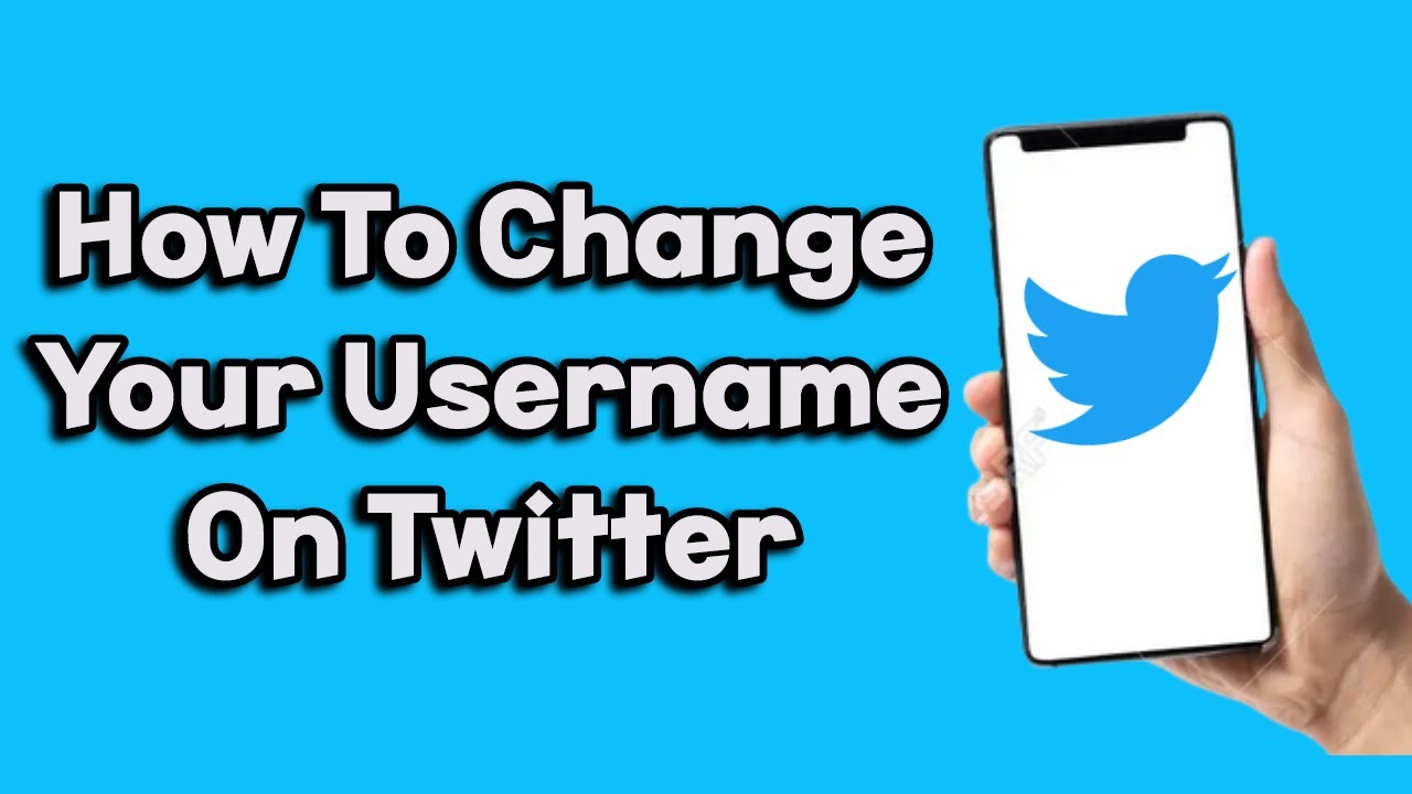 How To Change Twitter Username (EASY) - YouTube