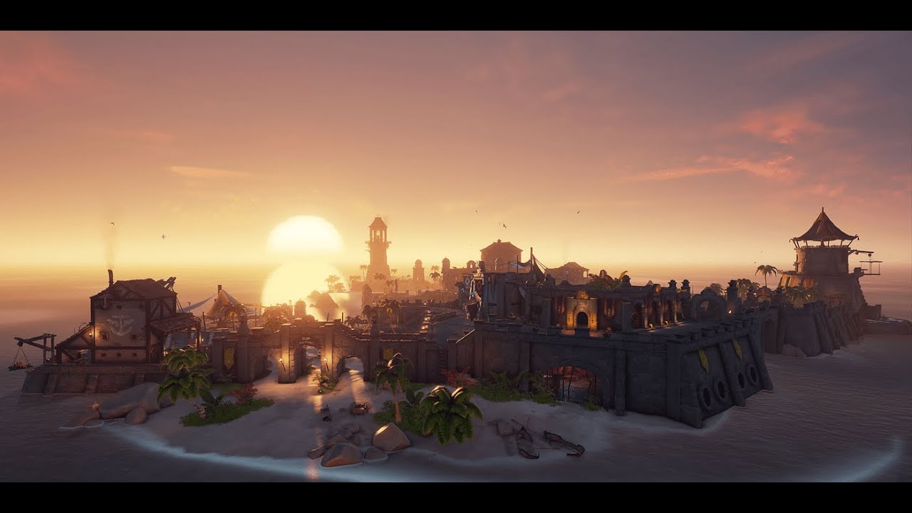 Sea Of Thieves Port Merrick is finally completed! - YouTube