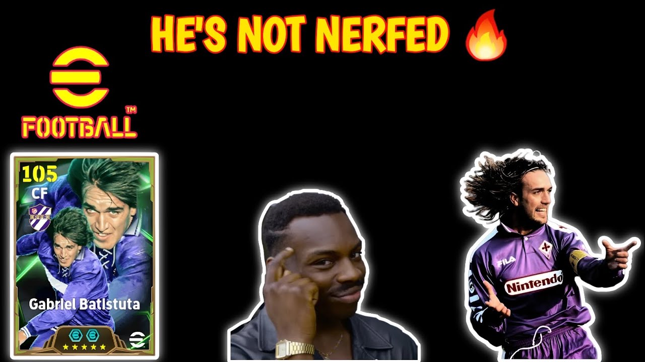 Batistuta Is NOT Nerfed — You’re Just Using Him Wrong 😤🔥 #efootball ...