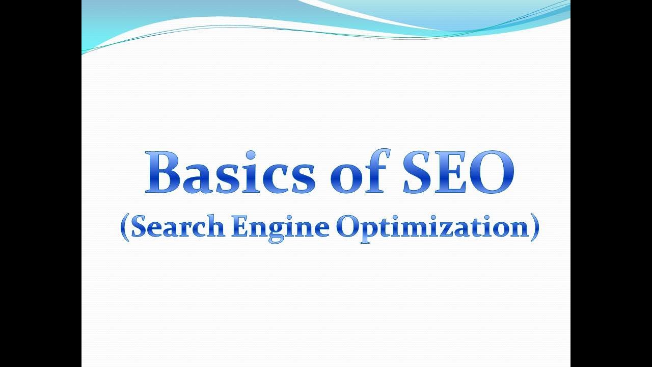 lesson 3 Basics of SEO (Search Engine Optimization) - YouTube