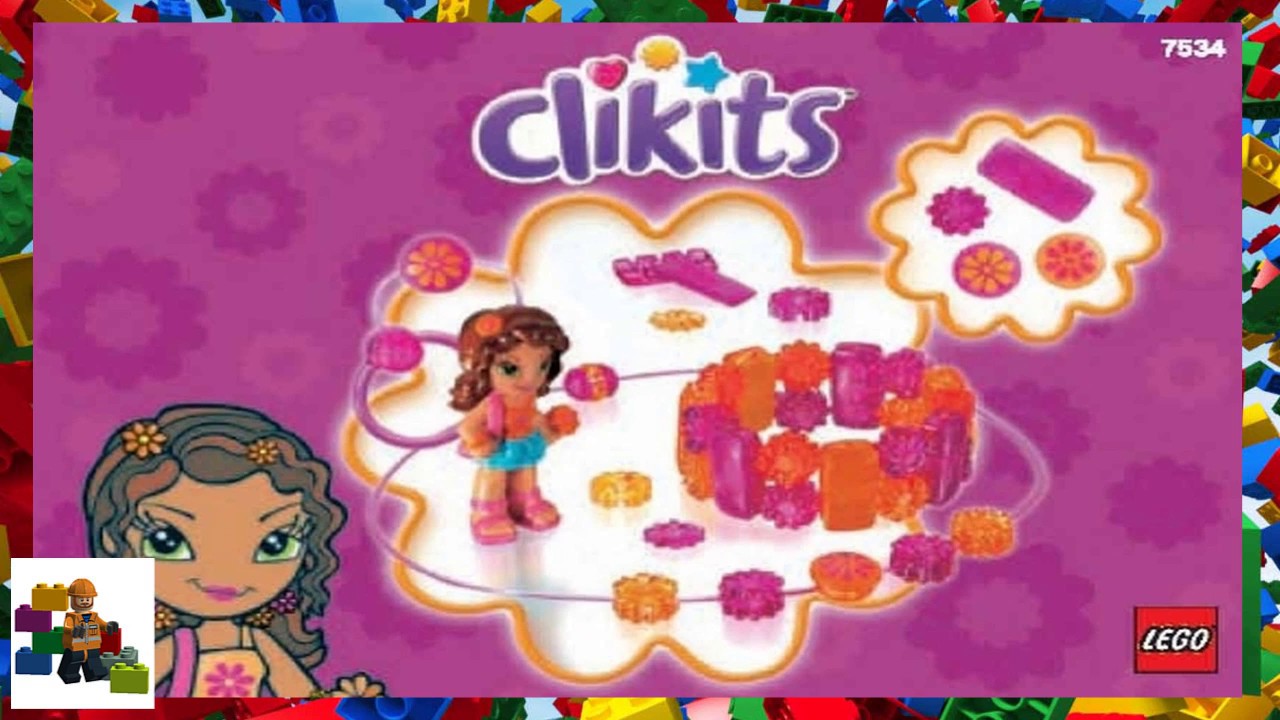 LEGO instructions - Clikits - 7534 - Stylin' Citrus Jewels-n-More - YouTube