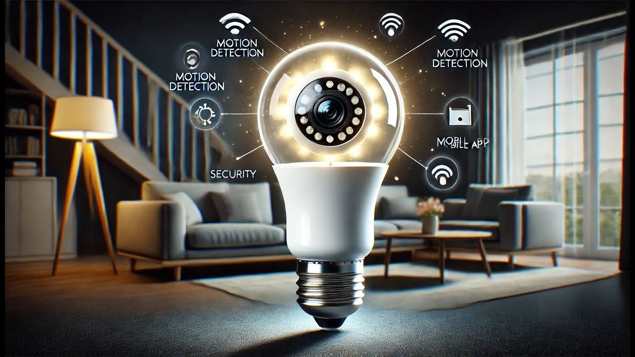 Spy Camera Bulb Light - Hidden Surveillance in Plain Sight - YouTube