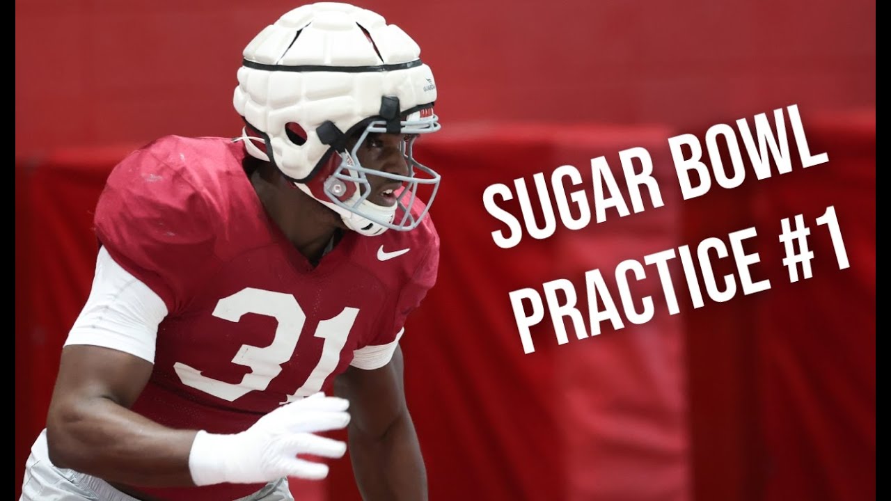 Alabama Crimson Tide Football Allstate Sugar Bowl Practice 1 Alabama
