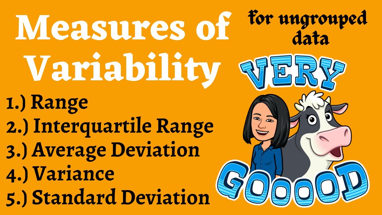 Measures of Variability for Ungrouped Data - YouTube