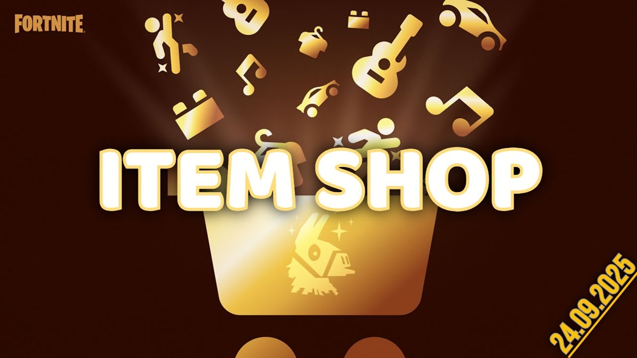 FORTNITE Daily Item Shop 24.09.2025 deutsch NEU - YouTube