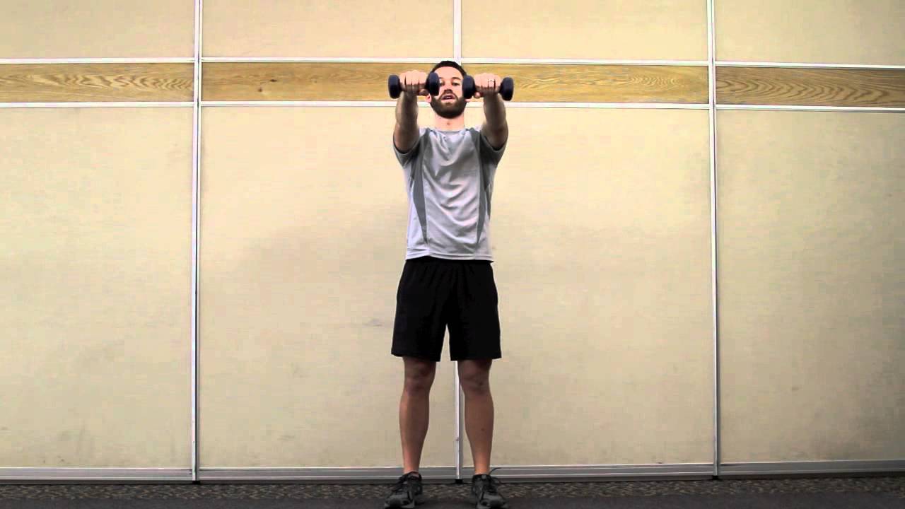 Front and Lateral Arm Raise Exercise - YouTube