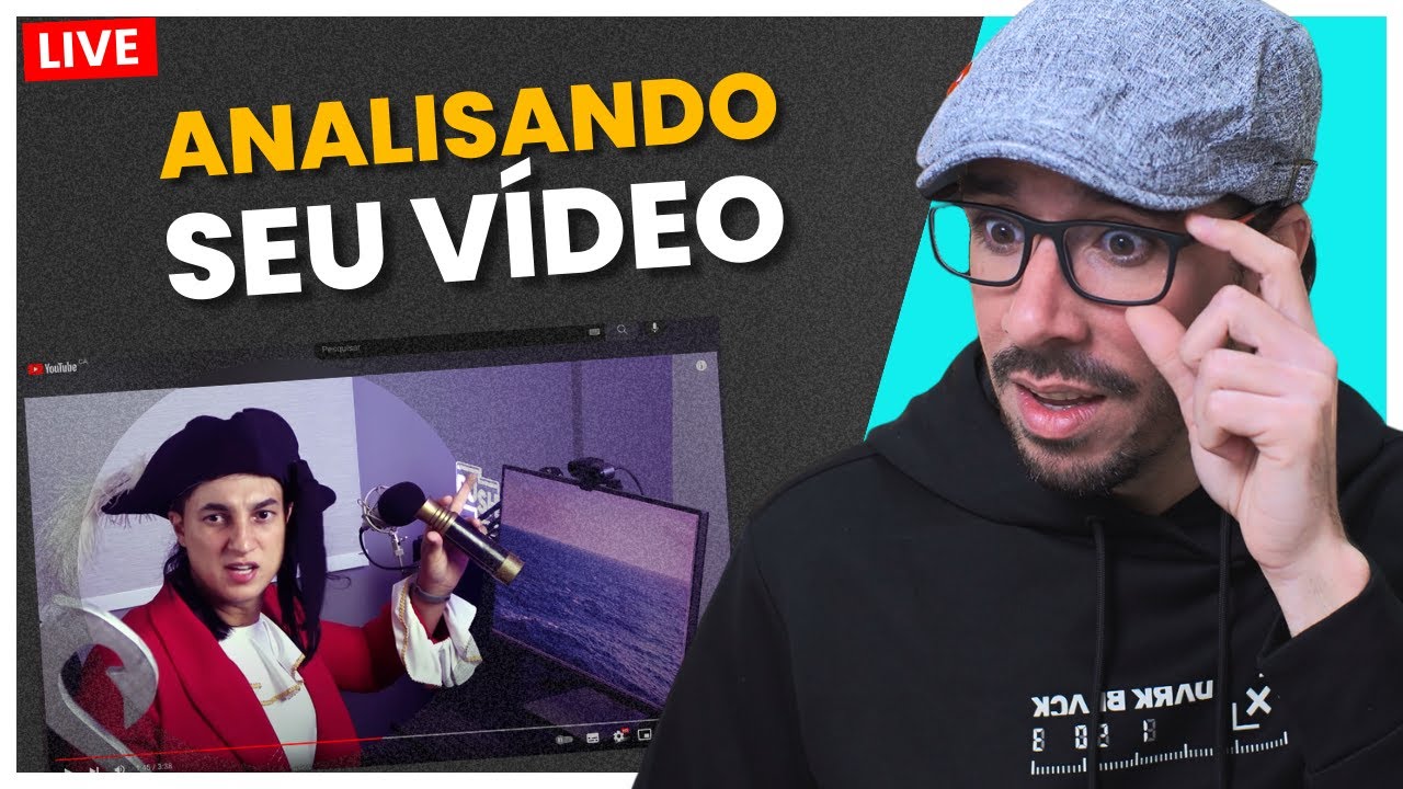 🔴 ANÁLISE do seu VÍDEO ao vivo | Feedback construtivo do conteúdo do ...