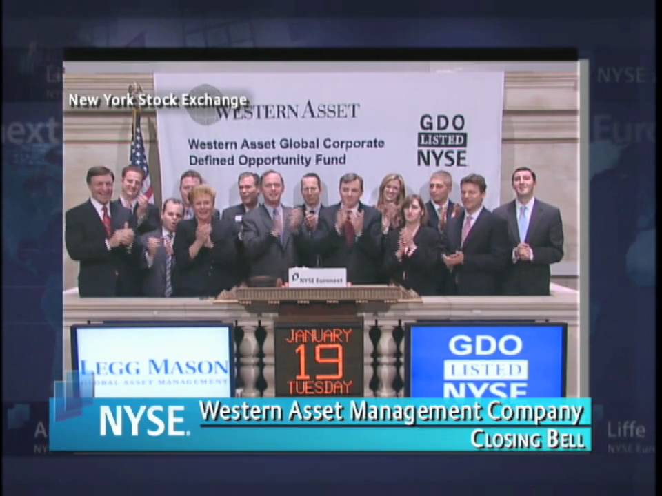 19 January 2010 Western Asset Management Company NYSE Euronext Closing ...
