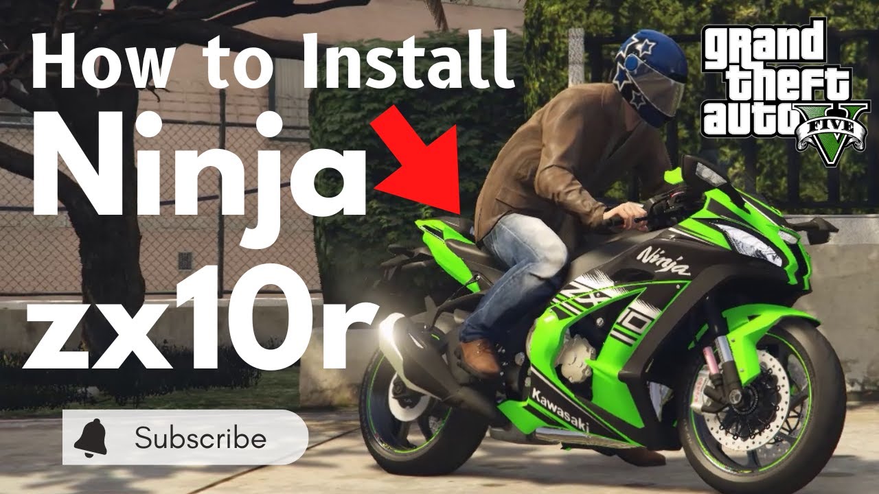 How to Install Kawaski Ninja ZX10R in GTA 5 | GTA 5 MODS | - YouTube