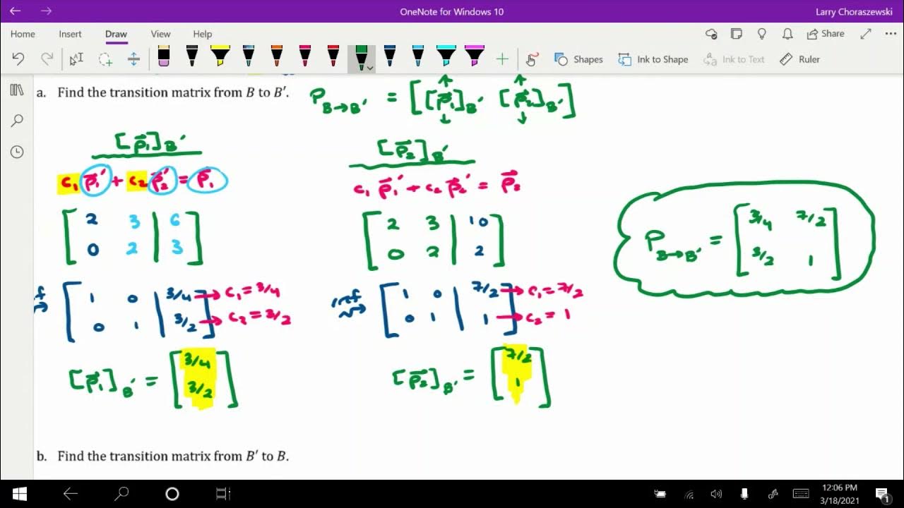 Math 230: Change of Basis Polynomial Bases Example (Video Lesson!) - YouTube