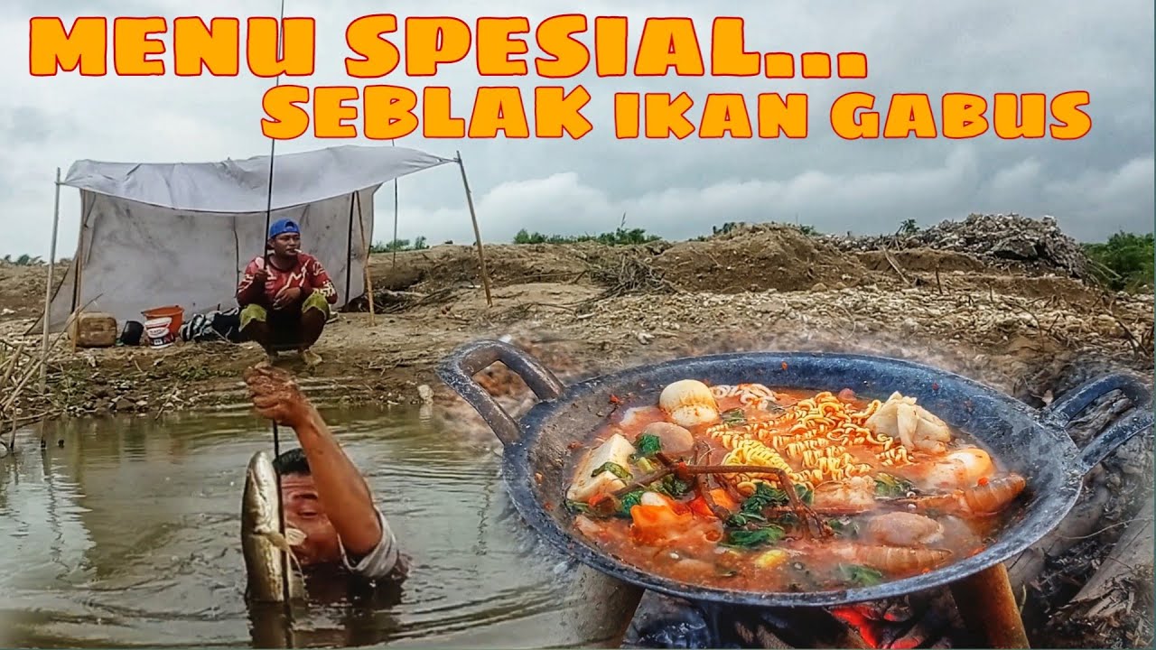SEBLAK IKAN GABUS DAN UDANG||ASIL Tangkapan Dari ALAM - YouTube
