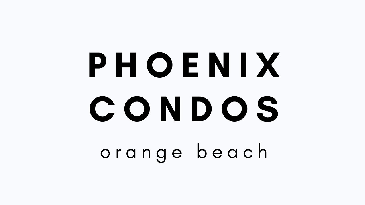 Take A Drive by Phoenix Condos in Orange Beach, Alabama | OBA ...