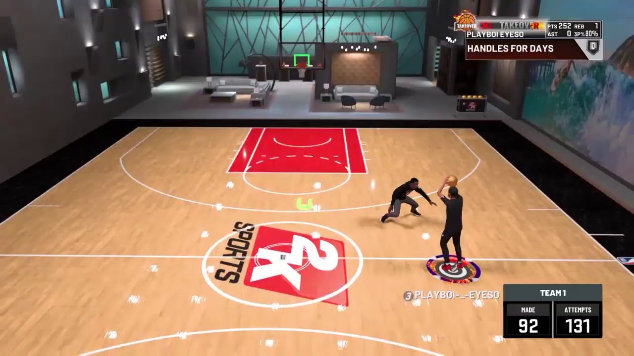 Playing 2k( New build ) - YouTube