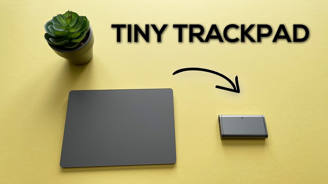 The Tiny Trackpad & Mouse With Laser Pointer! Cheerpod Review! - YouTube