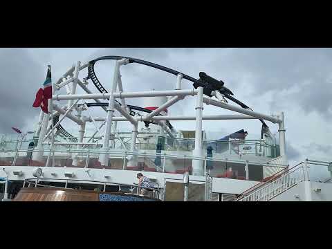 Bolt in action. 🎶 Rolling. 🎼 Rolling. 🎹 Rolling. on a cruise ship ...