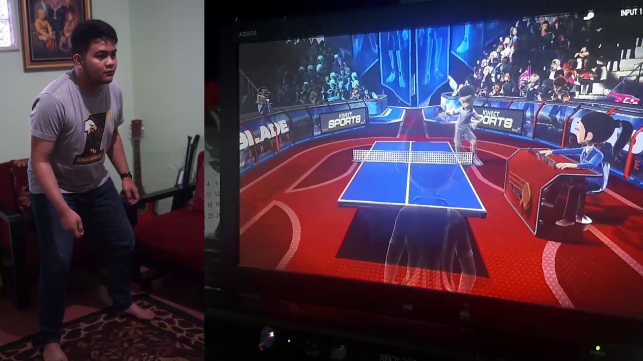 Level Amateur , Kinect Sports Table Tennis - YouTube