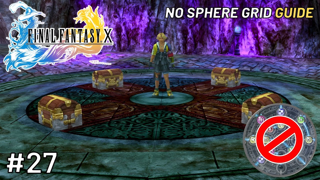 Final Fantasy X No Sphere Grid Guide | #27 Omega Ruins Capturing - YouTube