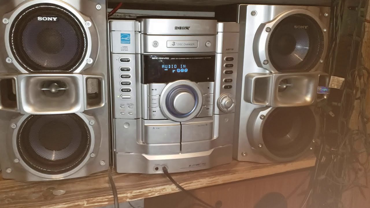 sony mhc-gx470 - YouTube