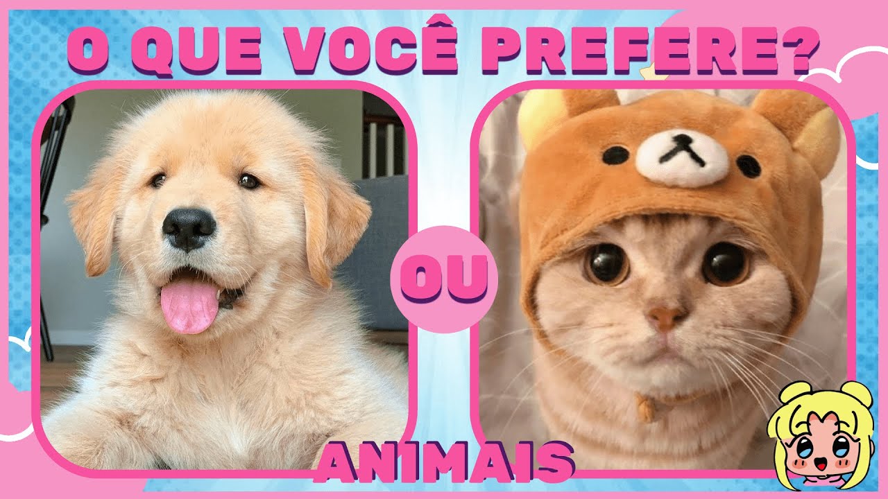 O QUE VOCÊ PREFERE? | Edição Animais 🐕 | jogo das escolhas | qual ...
