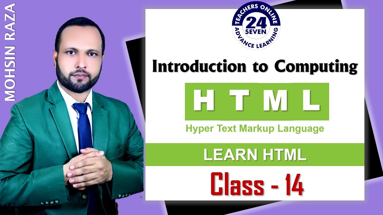 Cs101 Short Lecture 14 Topic 70 Introduction Of Html In Urdu Hindi Youtube