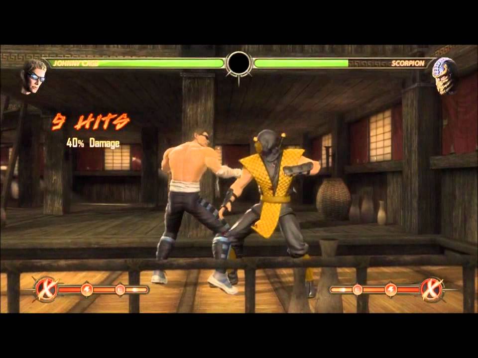 MK9-JOHNNY CAGE COMBOS+TUTORIALS - YouTube