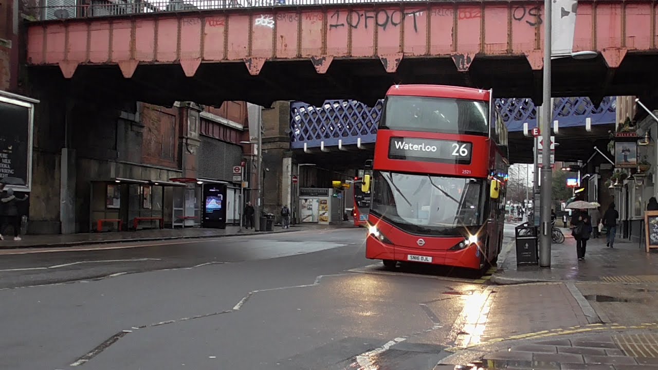 26 Full London Bus Route: Hackney Wick - Waterloo Part 1 - YouTube