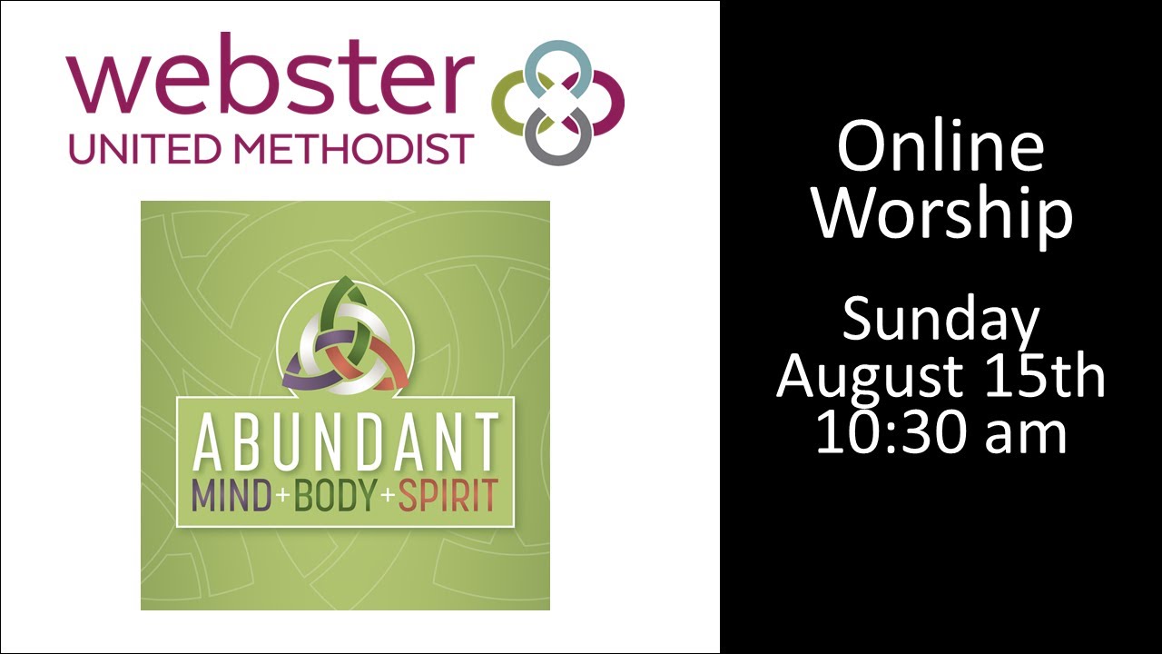 Webster United Methodist Service - October 10th - YouTube