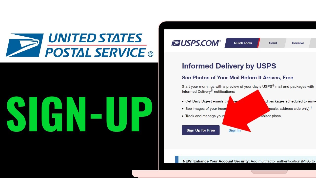 How to Sign up for USPS Informed Delivery 2025 (FULL TUTORIAL) - YouTube