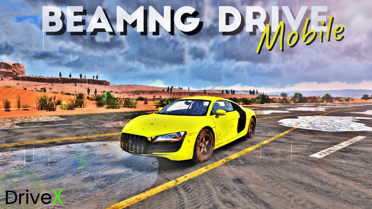 TESTANDO o BEAMNG DRIVE MOBILE DriveX - YouTube