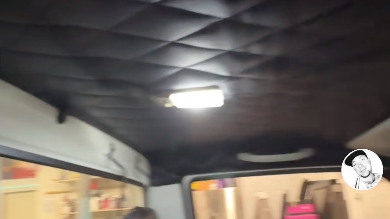 Headliner removal and reinstallation with diamond stitch fabric. How do you think it turned out ...