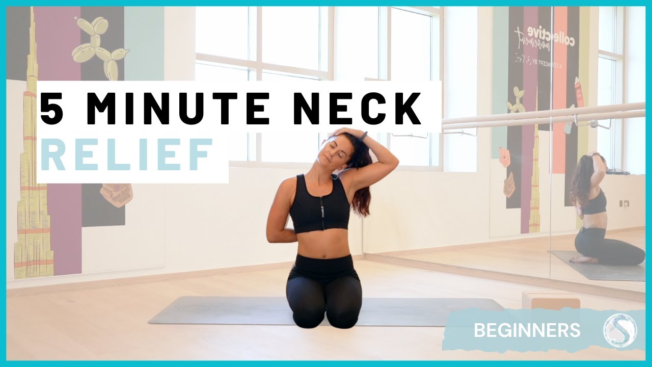 Neck Relief Stretches - 5 Minute Routine | Beginners - YouTube