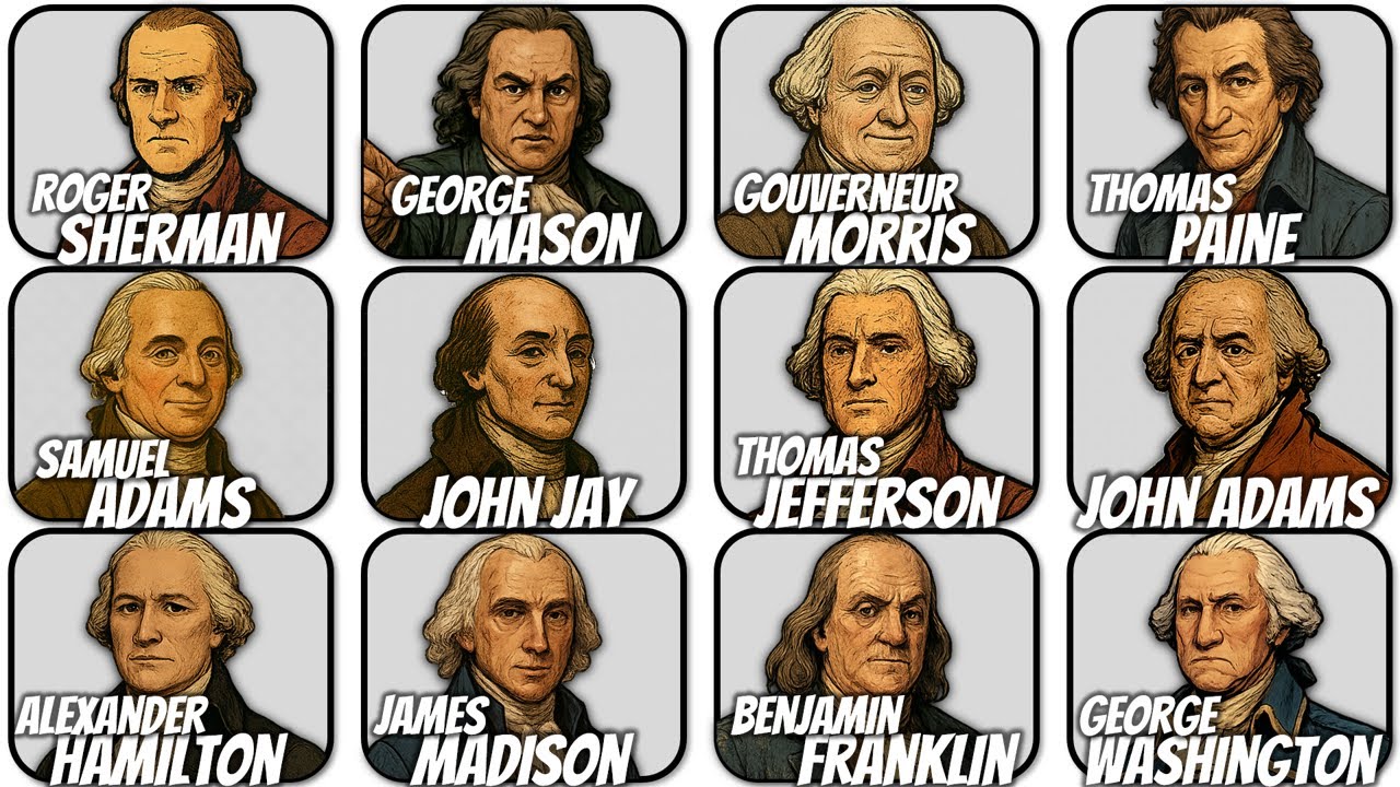 12 Most Influential FOUNDING FATHERS from American History [RANKED ...