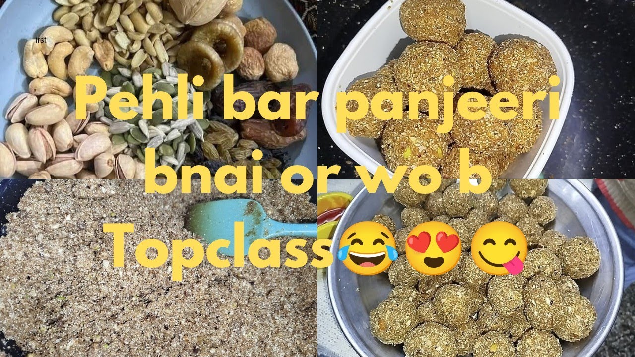 Desi Panjeeri Recipe || pehli bar piniyan bnae😍 - YouTube