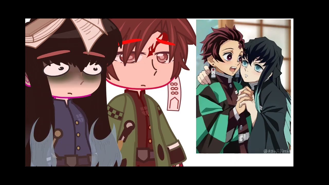 💕Personajes de KNY reaccionan a sus ships!💕~•//mi opinion//•~ - YouTube