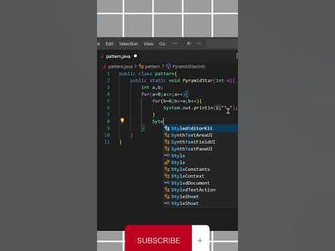 Java Program Star Pattern #shorts - YouTube