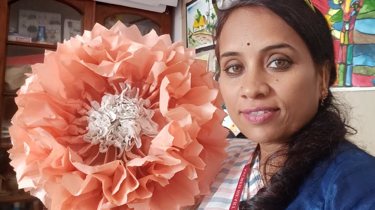 kite paper flower decoration ideas - YouTube