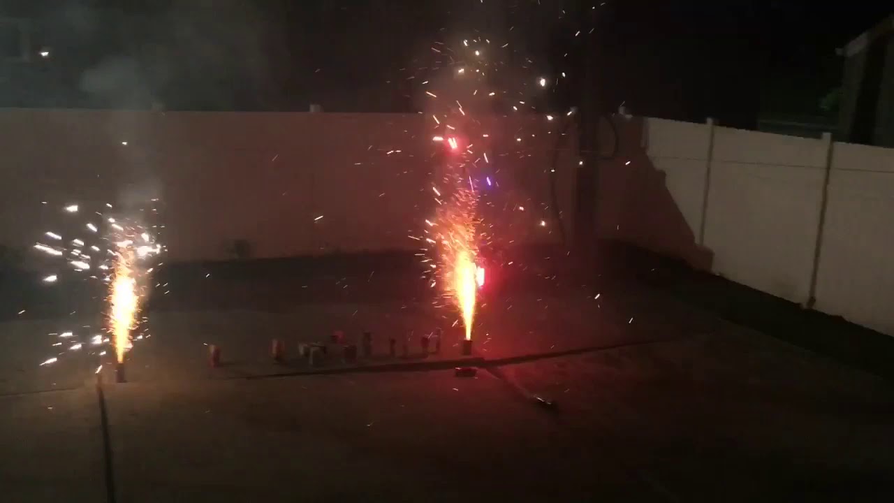 4th July Fireworks at Backyard - YouTube