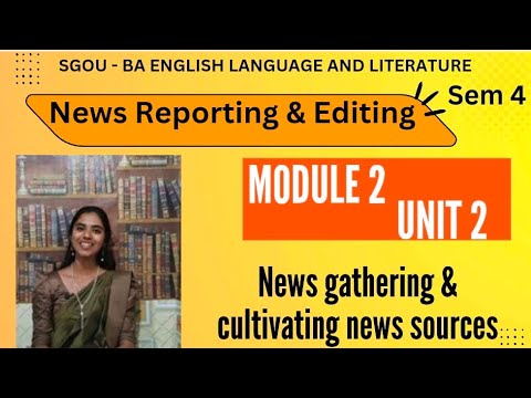 SGOU - News Reporting & Editing|Reporting | News gathering ...