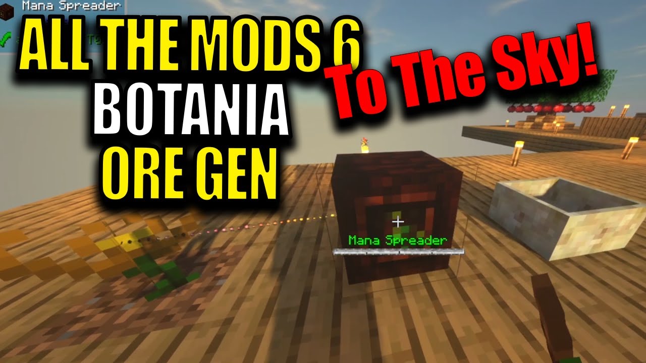 Ep6 Botania Ore Gen - Minecraft All The Mods 6 To the Sky Modpack - YouTube