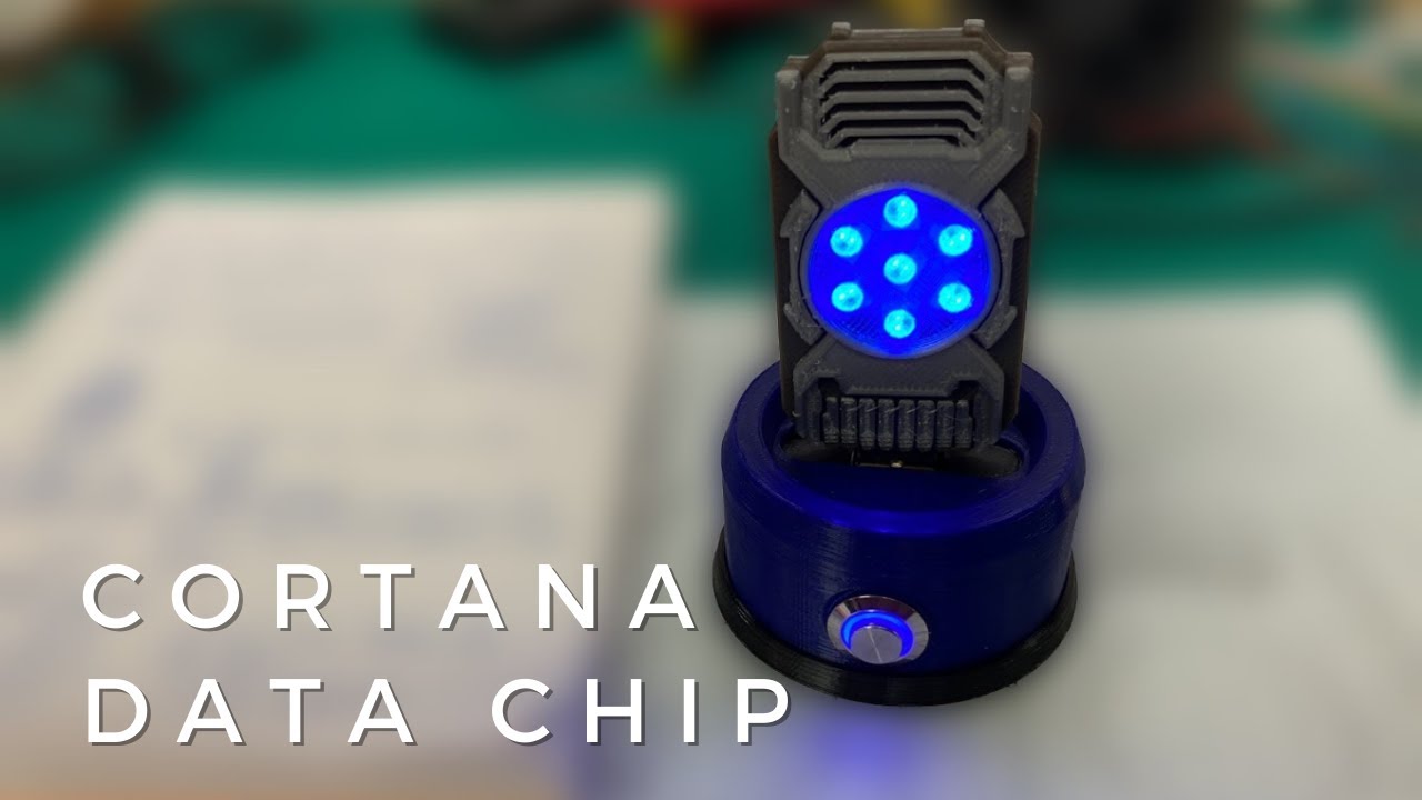 Halo Cortana Data Chip - YouTube