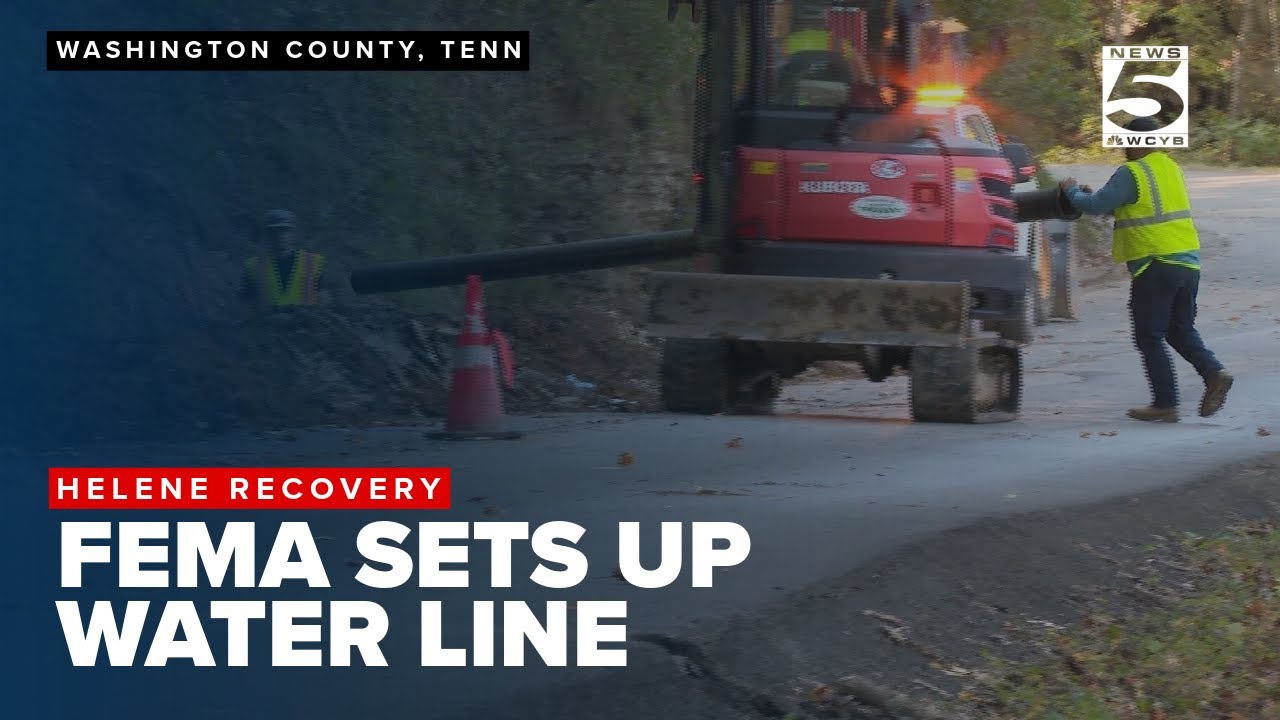 Crews work to install water line, FEMA sets up in Embreeville and Lamar ...