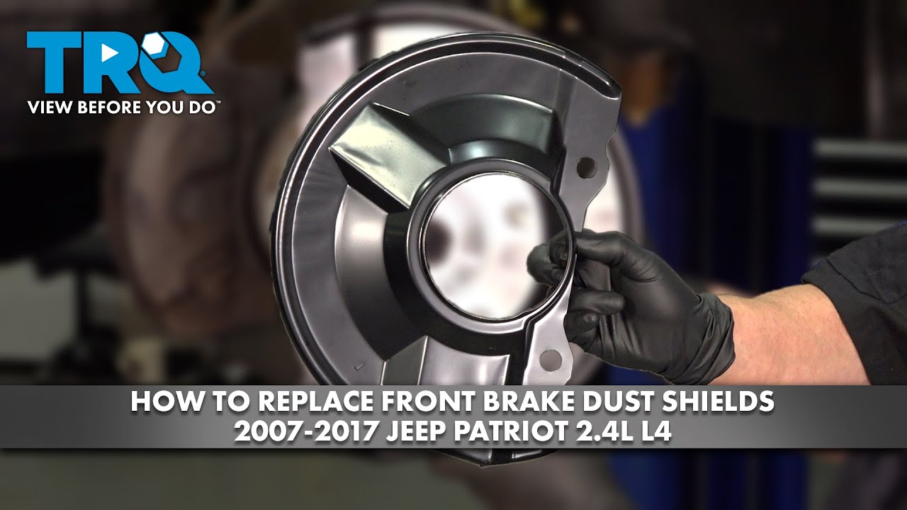 How to Replace Front Dust Shields 2007-2017 Jeep Patriot 2.4L L4 - YouTube