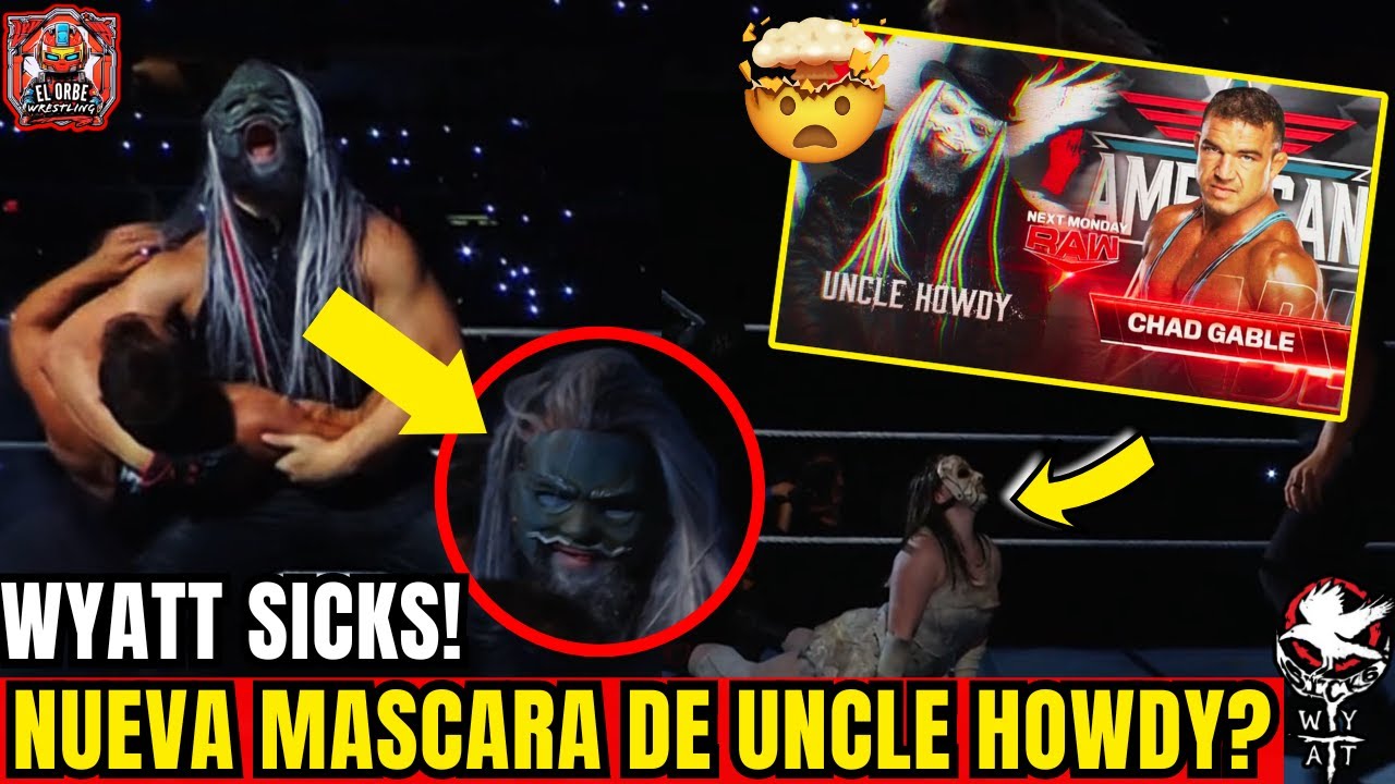 UNCLE HOWDY CON NUEVA MÁSCARA! HOWDY VS GABLE LA PRÓXIMA SEMANA EN WWE ...