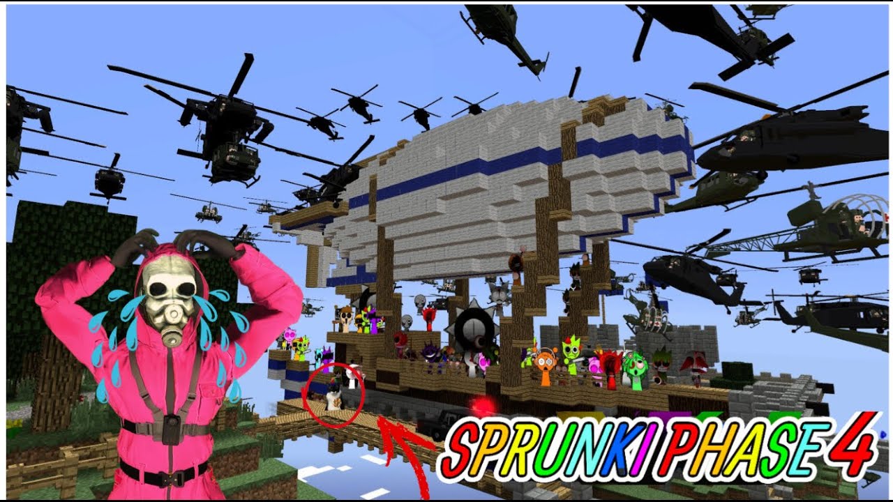 Save him from the sprunkis | SPRUNKI CAT RESCUE | SPRUNKIS PHASE 4 ...