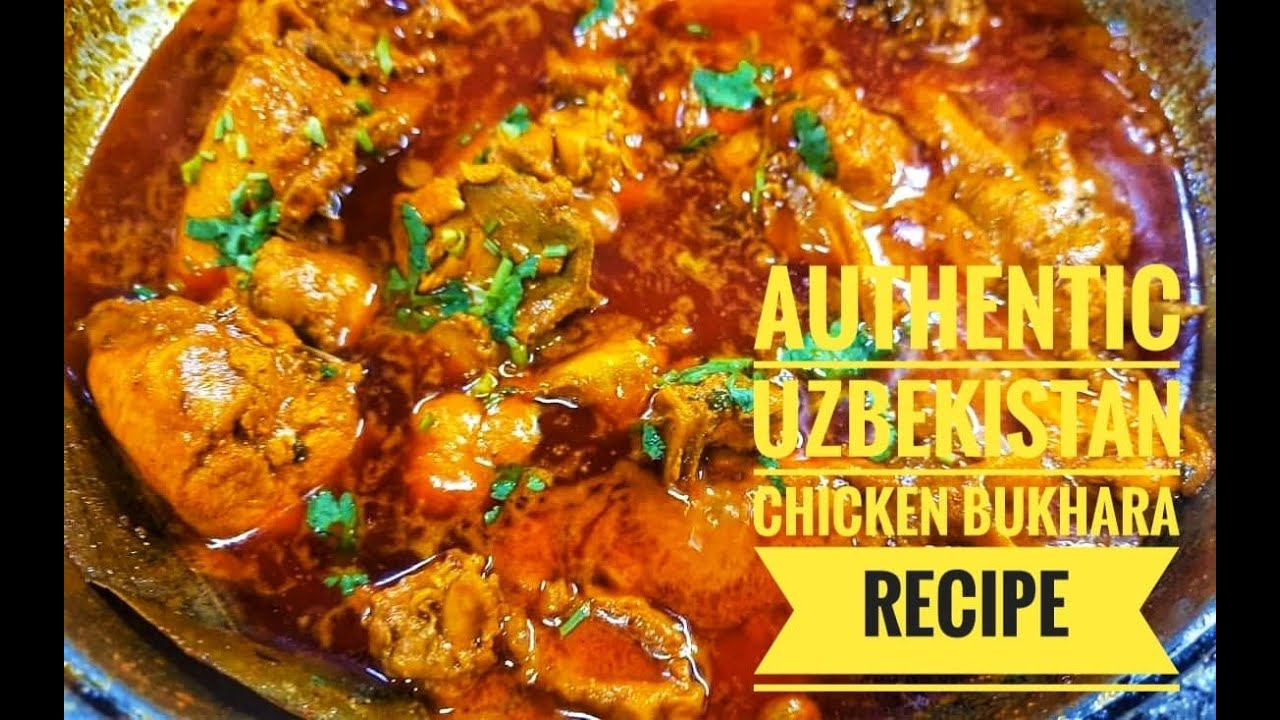 Authentic Uzbekistan Chicken Bukhara Recipe / How to make Chicken ...